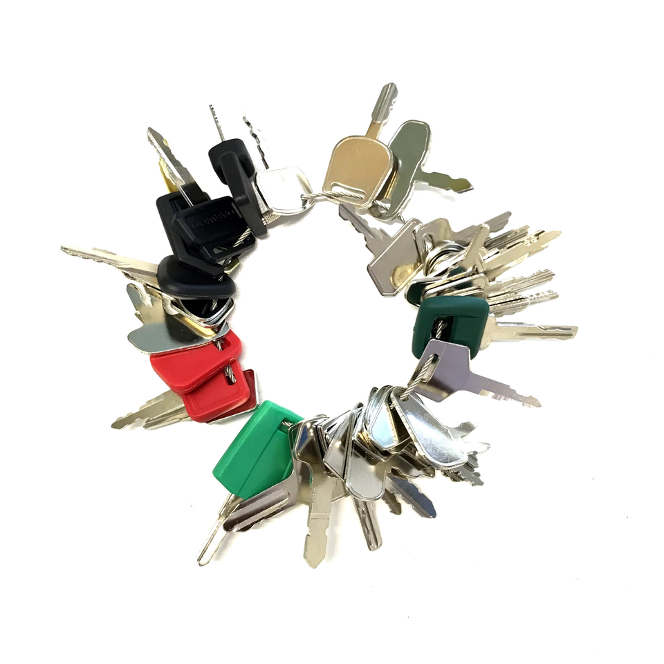 39 Construction Ignition Key Set For Cat Case Komatsu JCB Heavy ...