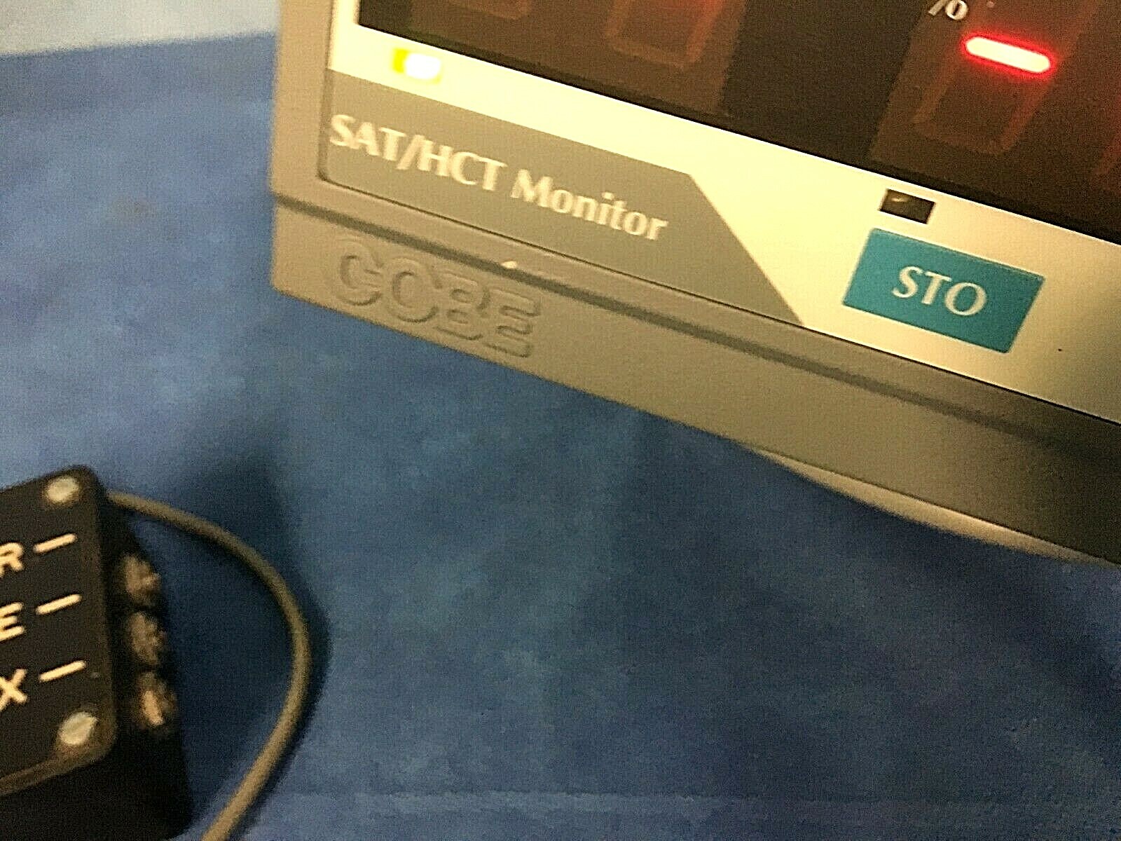 COBE Cardiovascular inc. Sat/HCT Monitor, 050280000, with COBE Black ...