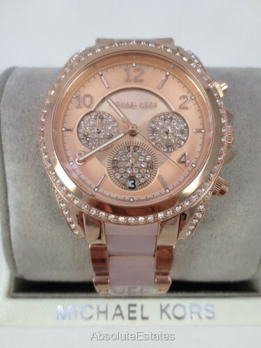 Michael Kors Pink Rose Gold Watch - munimoro.gob.pe