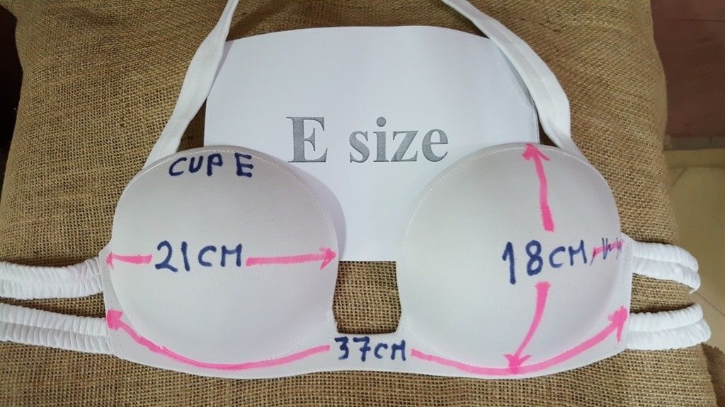 Bra Sizes Visual Chart