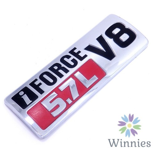 07-13 Toyota Tundra iForce 5.7L V8 Fender Emblem Nameplate Badge Left ...
