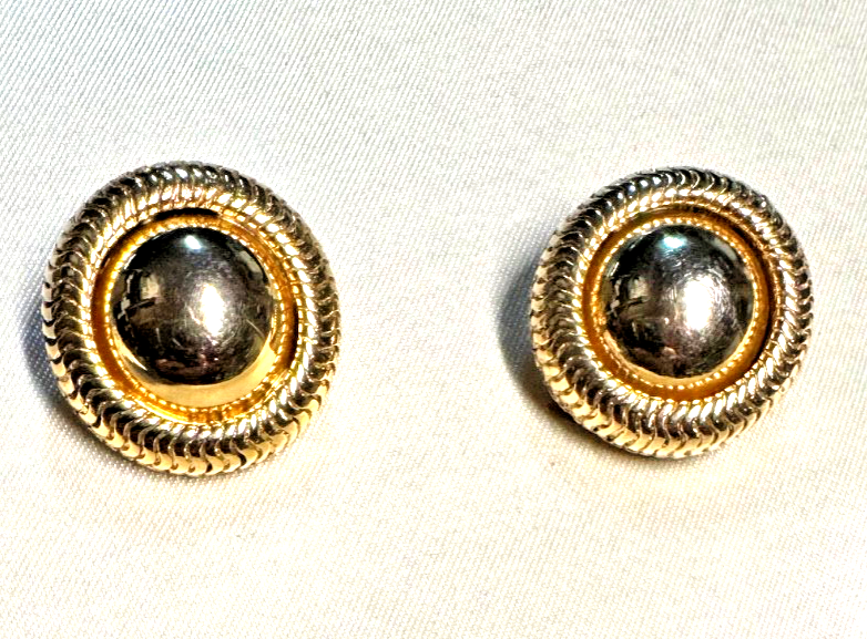 Gold Tone Rhinestone Earrings Lot of 4 Pair Vintage Costume Jewelry | eBay