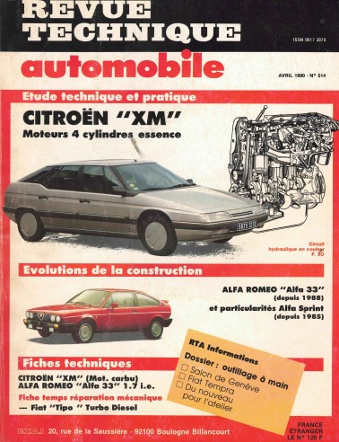 Revue technique Automobile CITROEN XM Essence 4 Cylindres | eBay