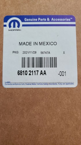 Genuine Mopar A/C Condenser/ Transmission Cooler Assembly # 68102117AA ...