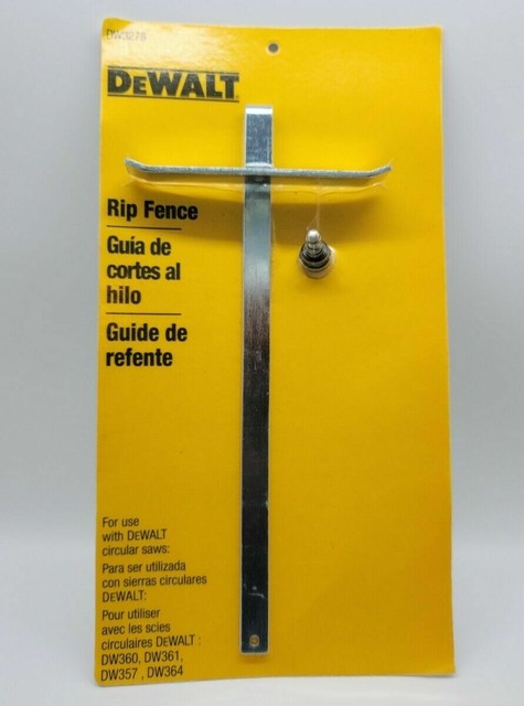 DEWALT DW3278 Circular Saw Cutting Guide Rip Fence - for sale online | eBay