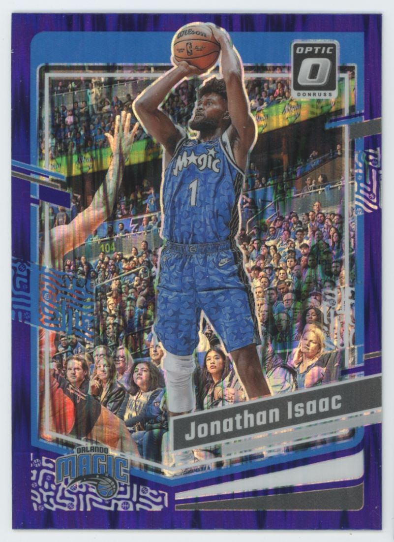 2024-25 Donruss Optic Purple Shock Prizm Jonathan Isaac Orlando Magic ...