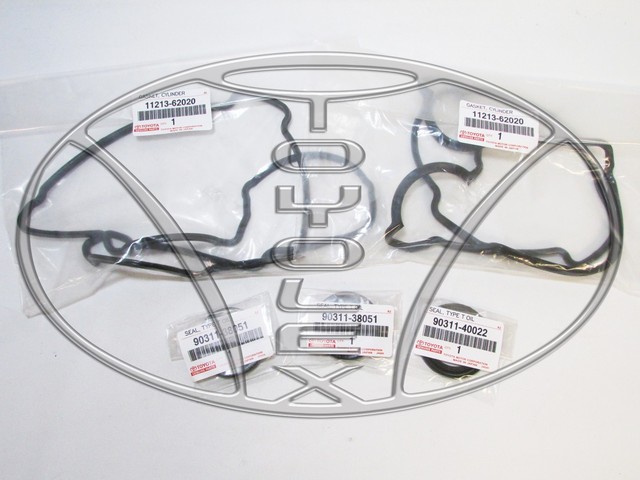 GENUINE TOYOTA /LEXUS OEM VALVE COVER GASKETS W/ CRANK AND CAM SEALS | eBay