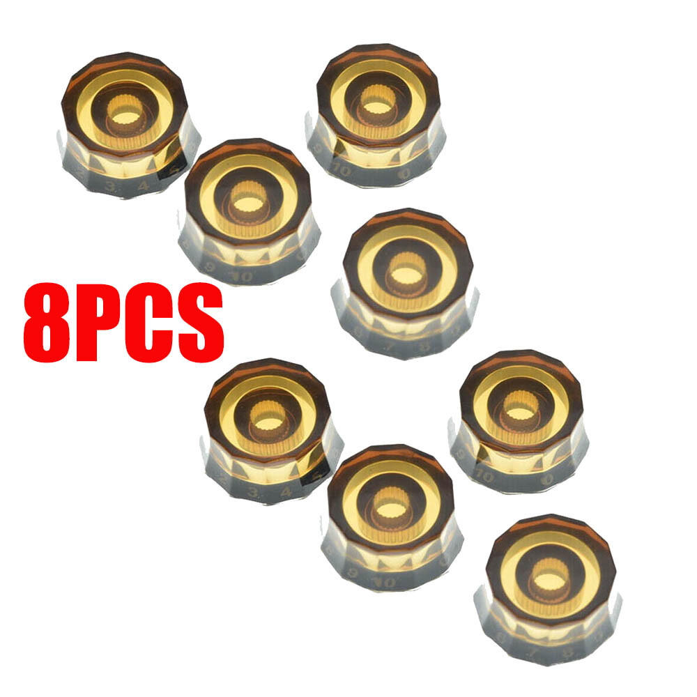 8Pcs Lampshade Style Guitar Knobs Speed Control Knobs for PRS/LP/SG/Les ...