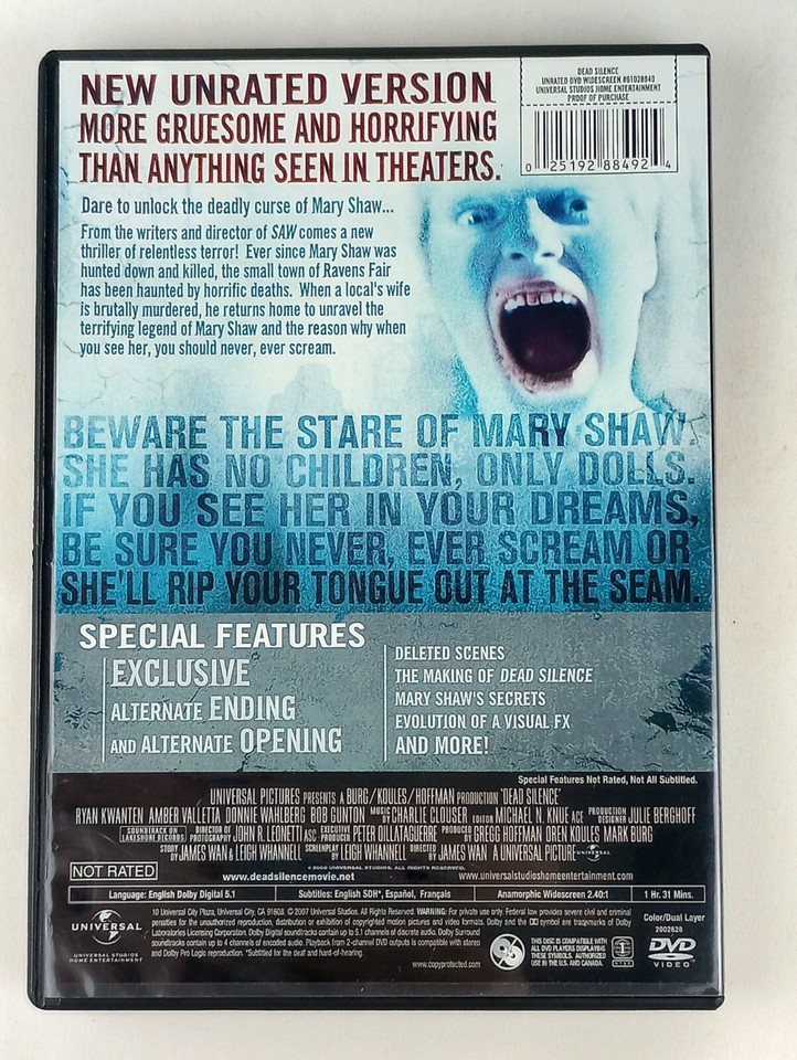Horror DVDs Thriller Slasher Cult Scary Gory Movies **You Pick** **Read ...