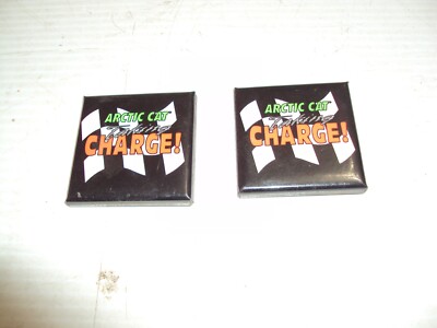 2 Brand NEW, OEM Arctic Cat promotional coat/Jacket pins, Z, EXT, ZRT ...