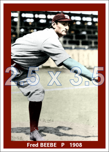 Fred Beebe - 1908 St. Louis Cardinals - choose a size - colorized print ...
