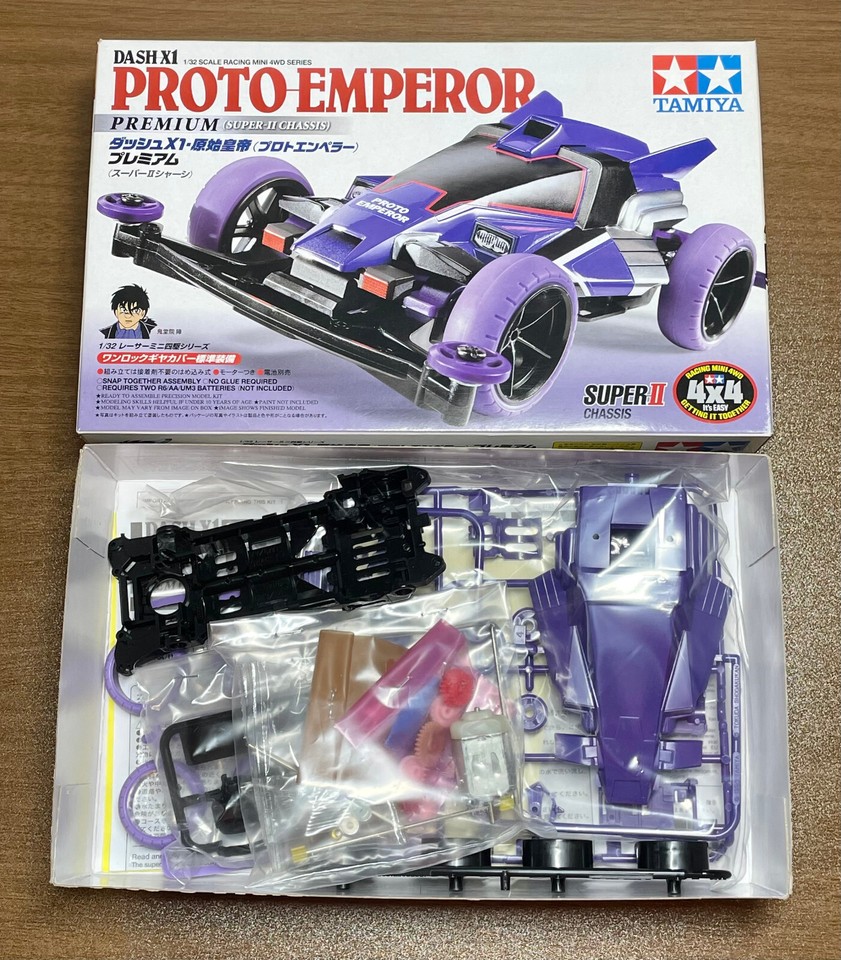 TAMIYA 18074 Mini 4WD DASH-X1 PROTO EMPEROR Premium (SUPER II Chassis ...