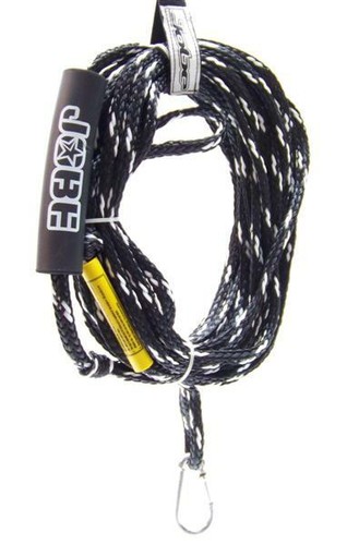 Jobe Tow Rope Seil schwarz-weiss Tau Leine Tampen mit/ohne Karabiner ...