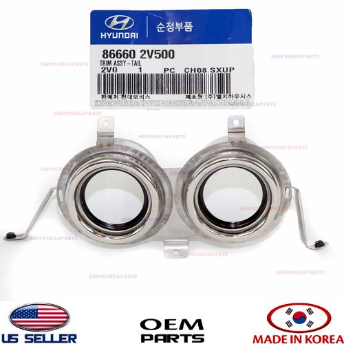 Genuine Rear Bumper Exhaust Duct ⭐OEM⭐ Hyundai Veloster TURBO 2013-2017 ...