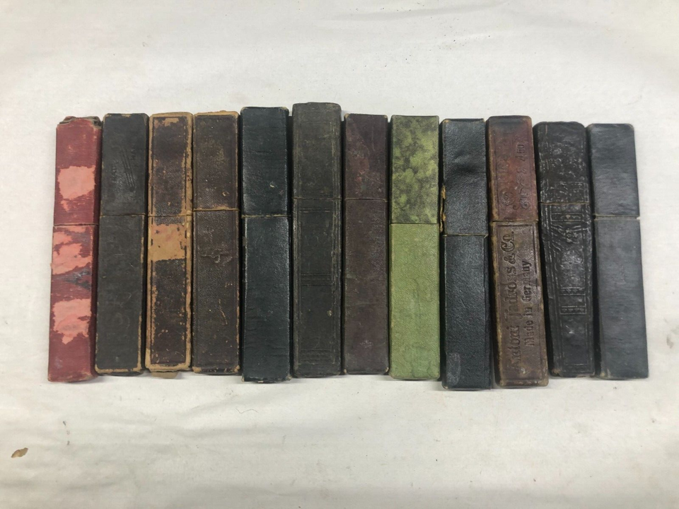 Vintage Straight Razor Boxes "Estate - Lot of 12 Razors Boxes Only ...