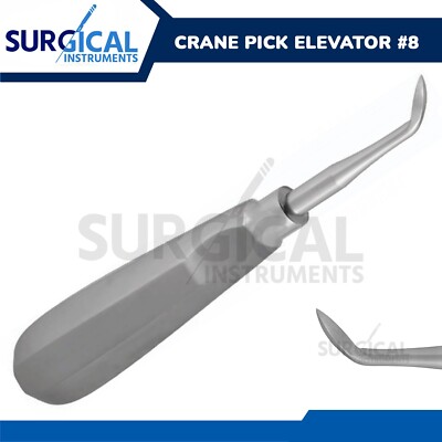 Dental Elevator Crane pick #8 Surgical Instruments Stainless Steel ...