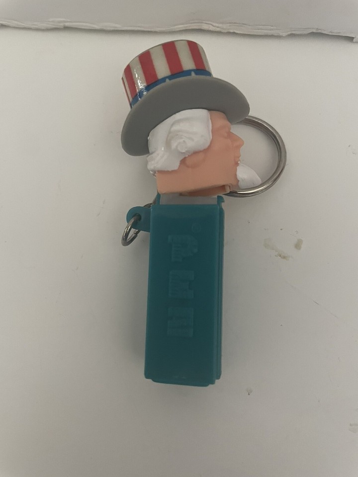 Vintage Pez Mini Keychain Dispenser Uncle Sam 1998 | eBay