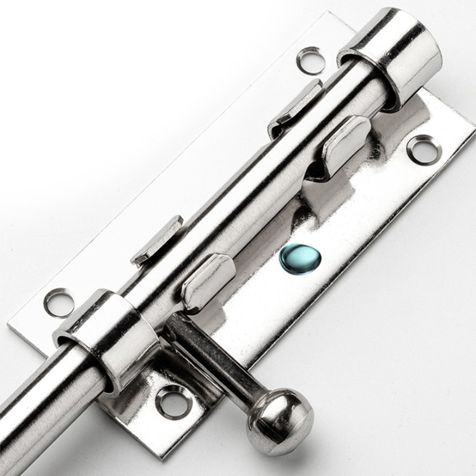 Paar Edelstahl Bolzenriegel Türriegel Sicherheitsriegel zum Anschrauben ...