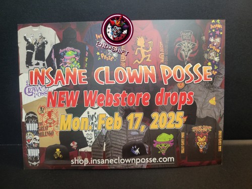 Icp New Webstore Flyer 7X5 Hatchet Gear Vault Juggalo Twiztid | eBay
