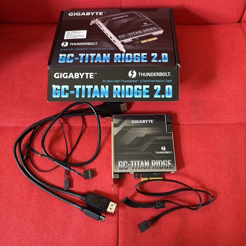 Gigabyte GC-Titan Ridge rev.2.0 Thunderbolt 3 Add-in Card DisplayPort ...