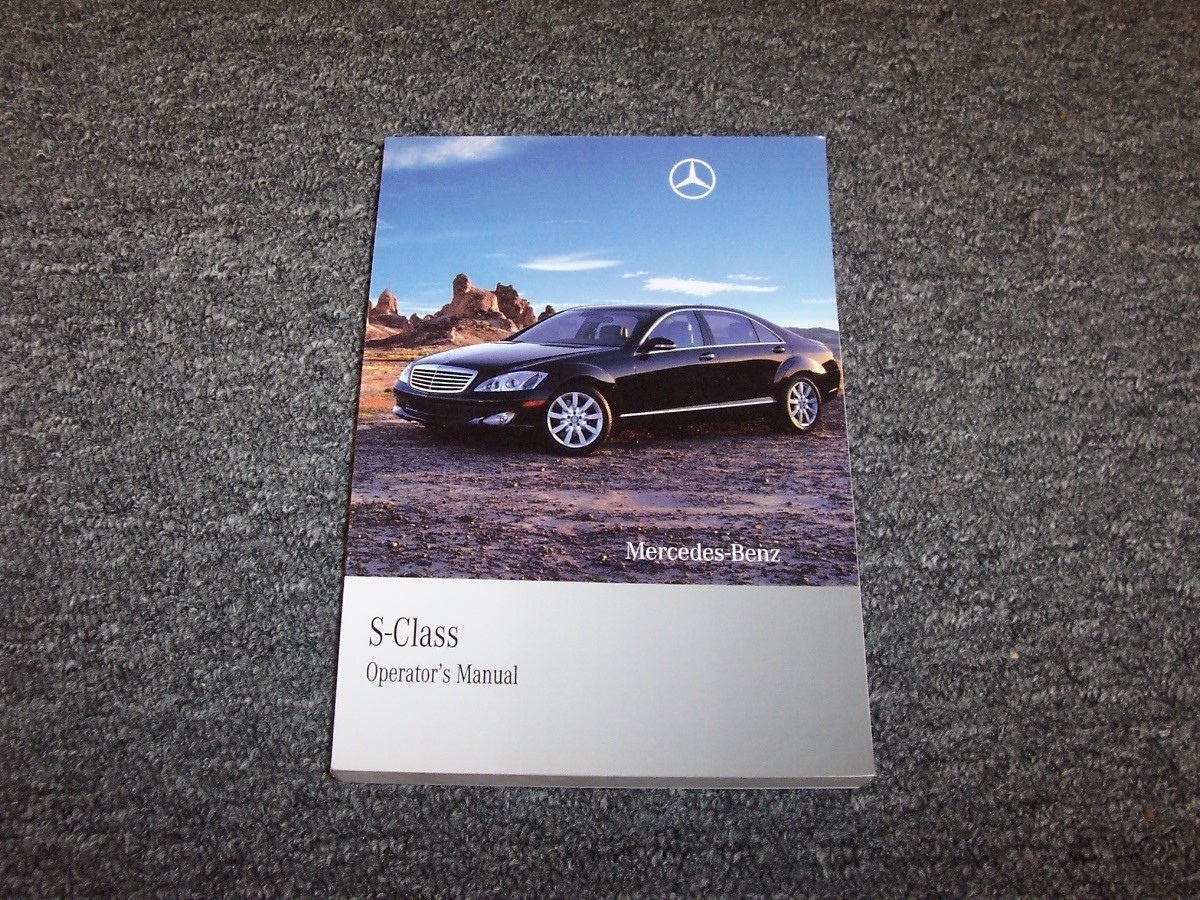 2009 Mercedes Benz S550 S600 S63 S65 AMG Owner Operator Manual User ...