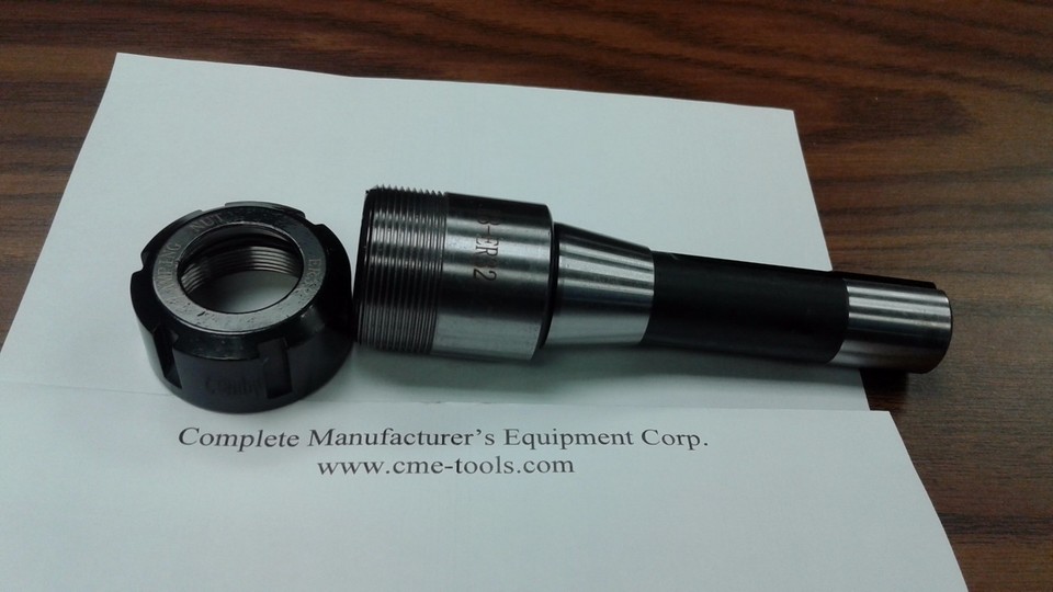 ER32 COLLET CHUCKS R8 SHANK Arbor 7/16"-20 draw bar #ER32-CK-R8 Tool ...