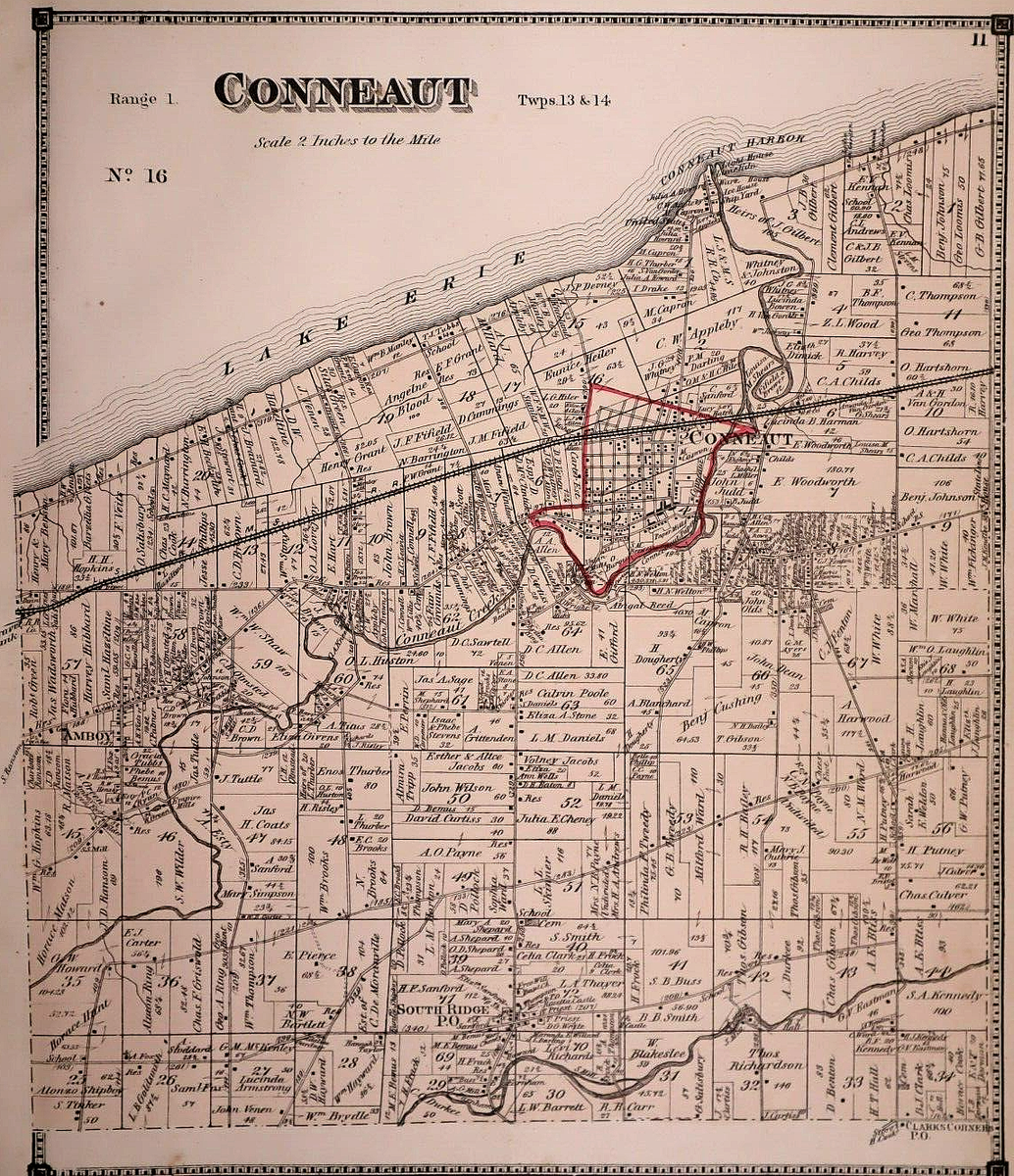 Printable Map Of Ashtabula Ohio