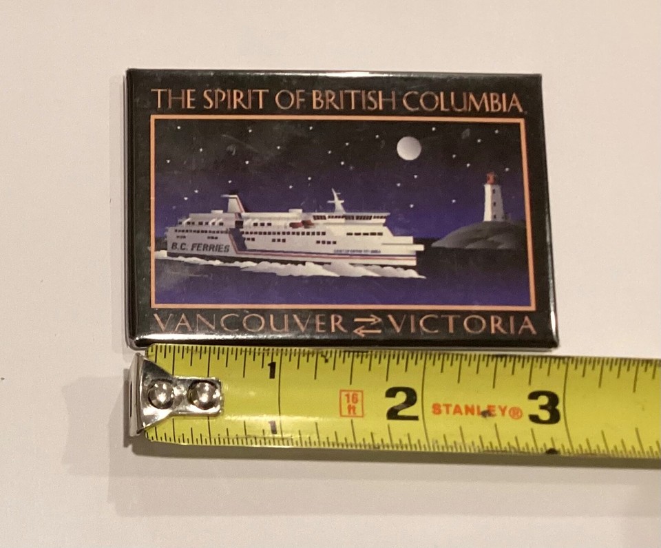B.C. Ferry Vancouver Victoria Spirit of British Columbia Canada Fridge ...