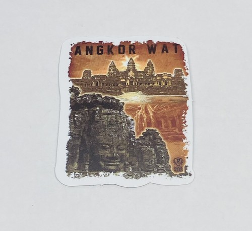 Angkor Wat Sticker Cambodia Travel City Tour Art Decal Vinyl Souvenir ...
