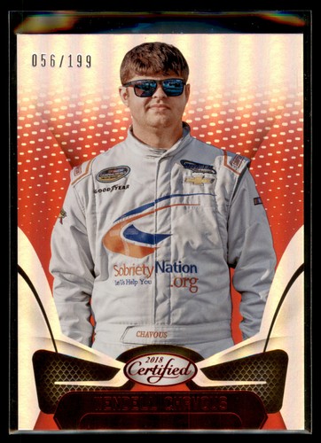 2018 Panini Certified Racing NASCAR RED Parallel #40 Wendell Chavous ...