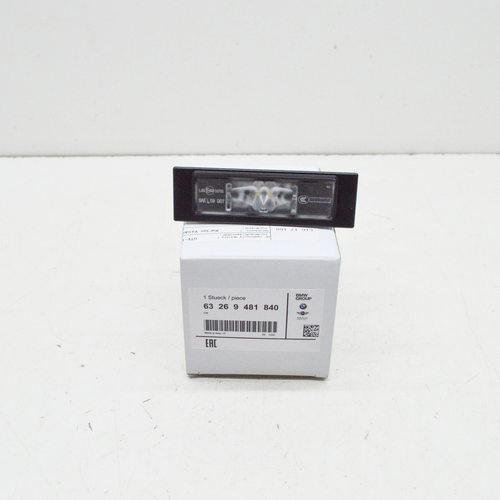 NEW BMW X4 G02 REAR LICENSE PLATE LED LIGHT 63269481840 ORIGINAL 63-26 ...