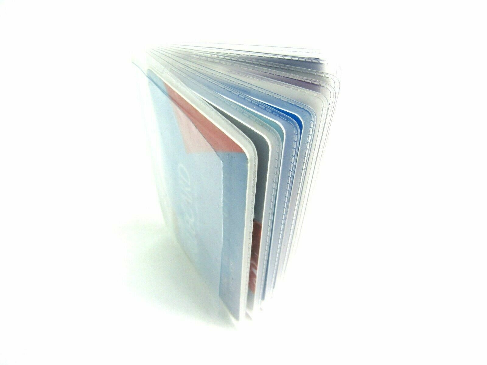 New Replacement Credit Card Holder Plastic Sleeves Inserts Wallet ...