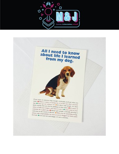 Funny Sayings Greetings Card '' ALL I NEED...DOG '' (Aus Seller) | eBay ...