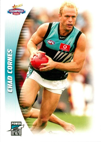 2006 PORT ADELAIDE POWER AFL Card CHAD CORNES Champions | eBay Australia