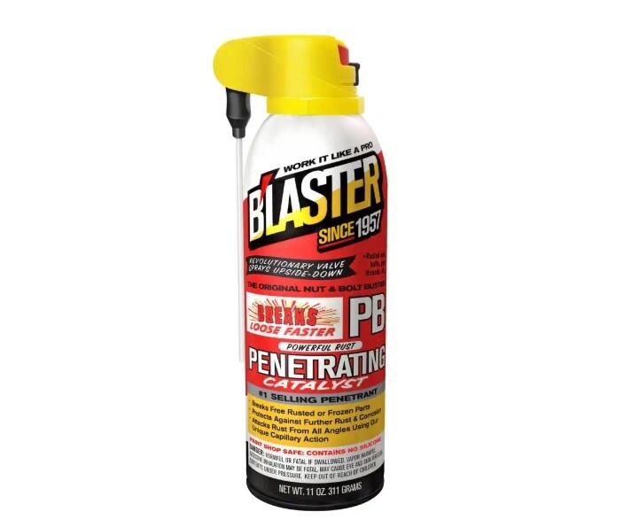 PB Blaster Penetrating Oil Rusted Seized Bolts Lubricant Spray 11 oz ...