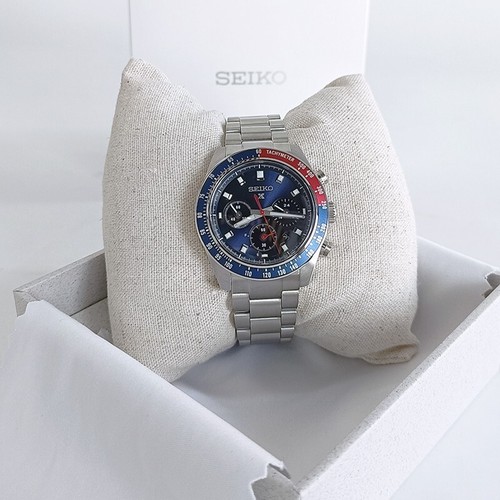 Men's Classic Seiko Prospex Speedtimer Blue Dial SSC913 Chronograph ...