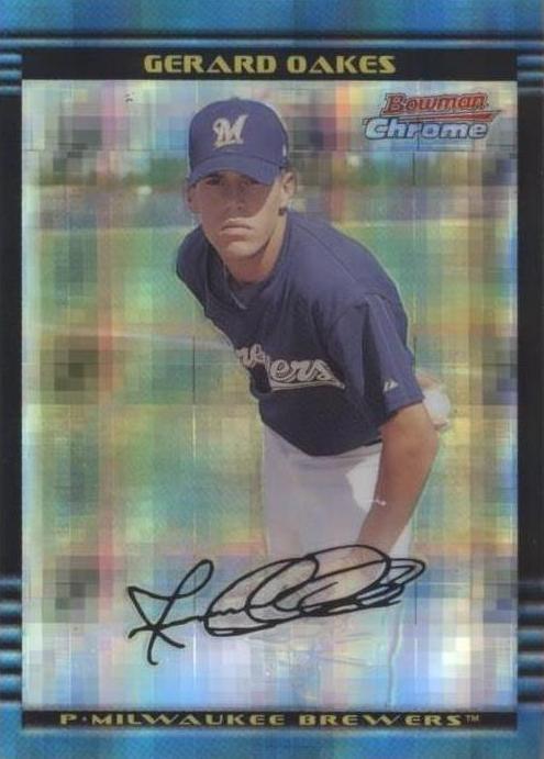 2002 Bowman Chrome - Gerard Oakes #173 X-Fractor /250 (RC) for sale ...