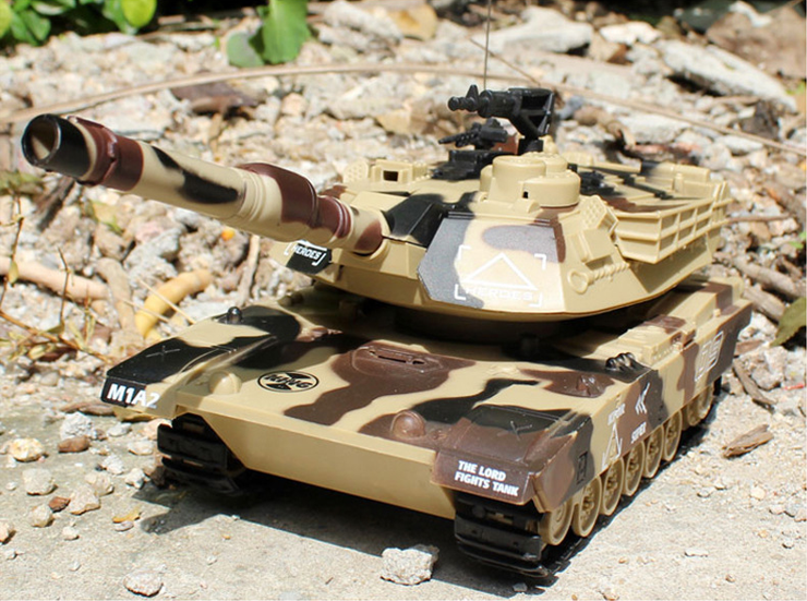 1:32 Main Battle Tank Military War Remote Control w/ Shooting Bullets ...