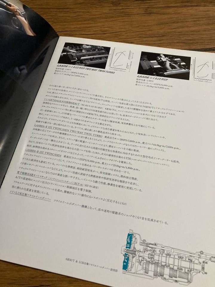 Toyota Supra JZA80 Late Model Catalog Brochure JDM Price List 2JZ-GTE ...