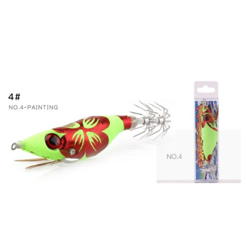 Wood Lure Box Cuttlefish Fishing-Lures Lure Lure/Baits Squid Practical ...