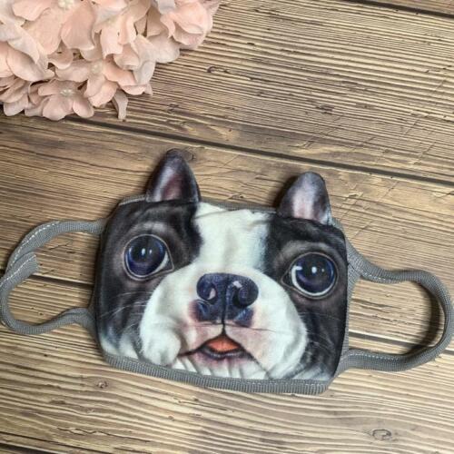 Washable Reusable Fashion Dog Face Mouth Mask / French Bulldog | eBay