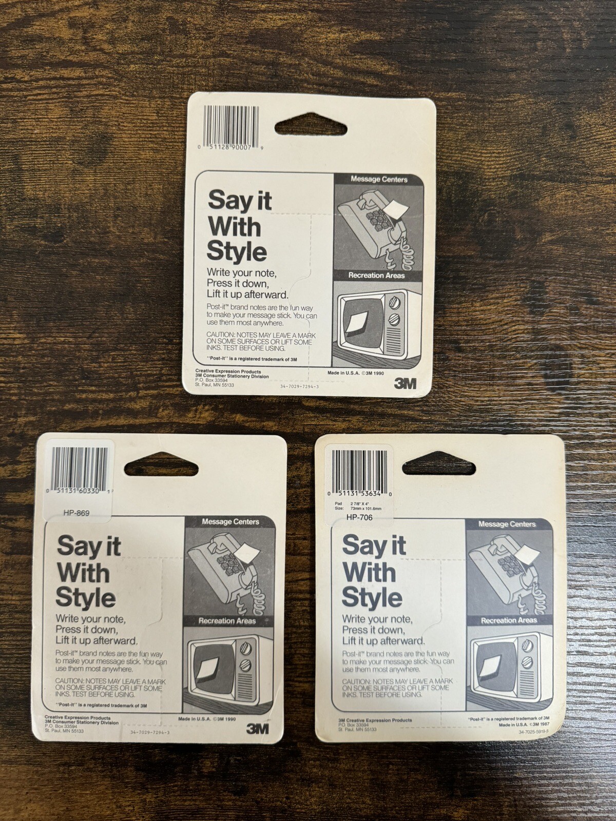 Lot of 3 Vintage 1980s & 1990s Sassy Humorous Post-It Note Pads | Gag ...