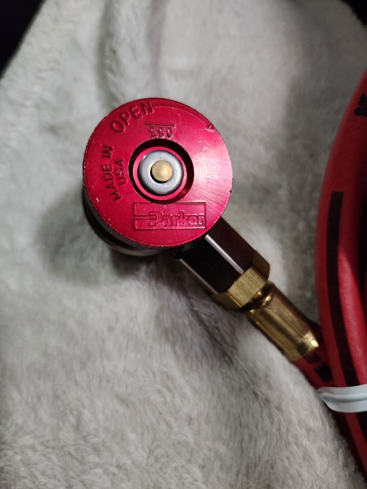 Robinair AC Enviro-Guard Hose for R134a 108", Red High Side Made in USA ...