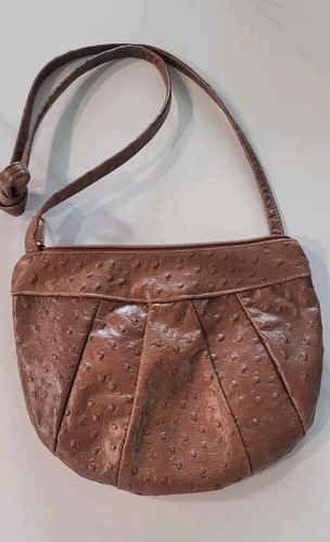 Daniel Victor Handbag Purse Ostrich 9" Body and Sole Leather Made In ...