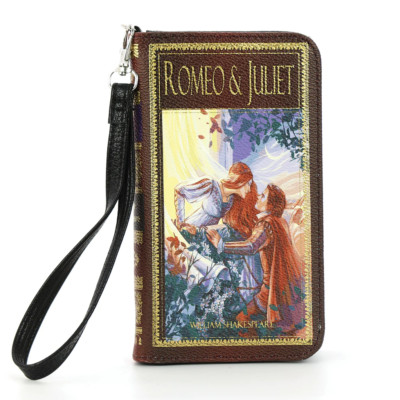 Romeo and Juliet Book Wallet / Wristlet - Book Lover Gifts - Novelty ...