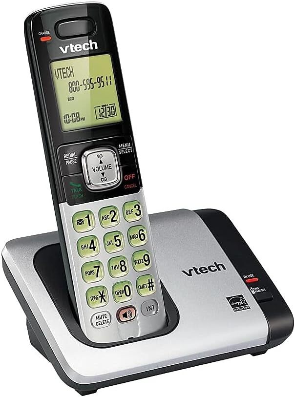 Vtech Cs6719 Cordless Phone With Speakerphone Caller Id Backlit Display ...