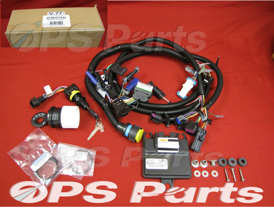 New / OEM Mercury Chrome Panel Mount DTS Control Rig Kit - Part ...