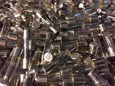 (5) FUSE TYPE LAMPS 8V-300mA /Pioneer Spec-2 & Spec-4 Stereo Power Amp ...