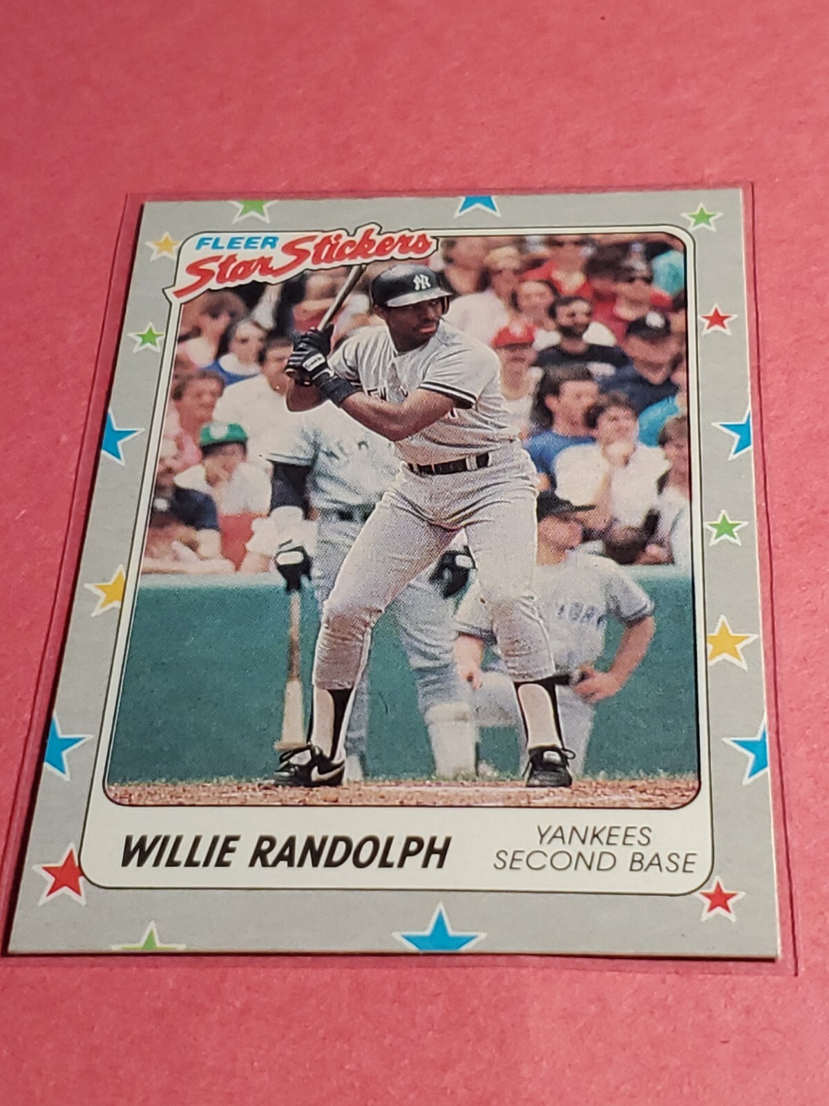 Willie Randolph 1988 Fleer Star Stickers #50 New York Yankees | eBay