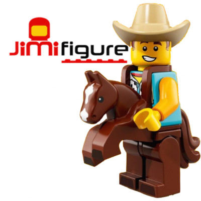 NEW LEGO Minifigures Cowboy Costume Guy Series 18 71021 Party Genuine ...